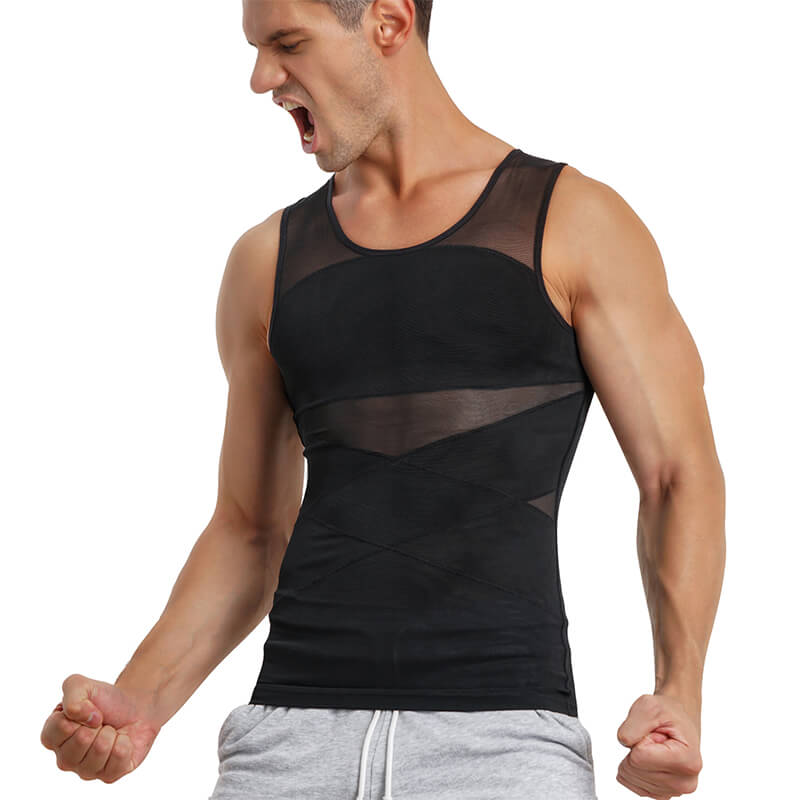 CoreForm Men’s Body Shaper Tank – Easypro